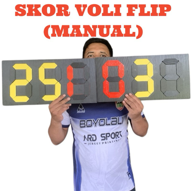 Jual PAPAN SKOR BOLA VOLI (FLIP MANUAL) | Shopee Indonesia