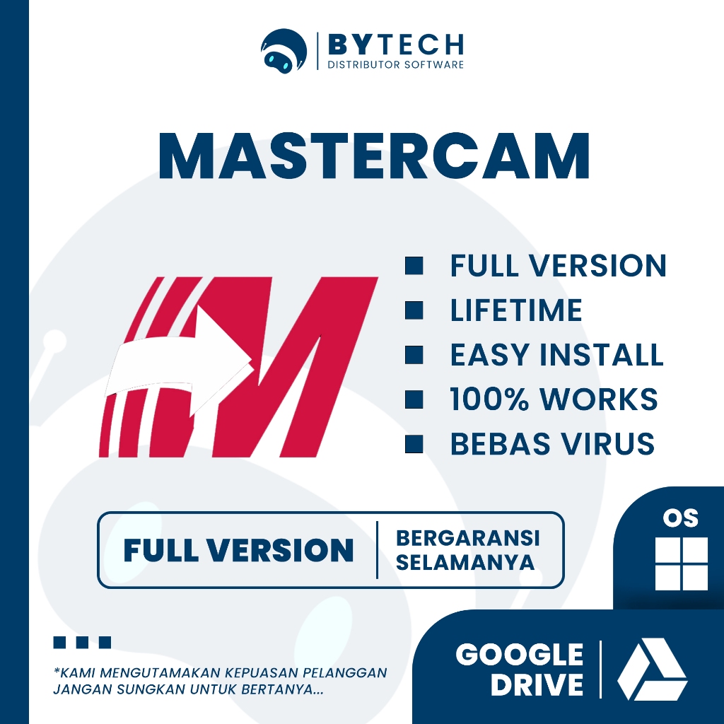 Jual MasterCAM Pro - Full Version 2025 2024 2023 2022 | Windows | Shopee Indonesia