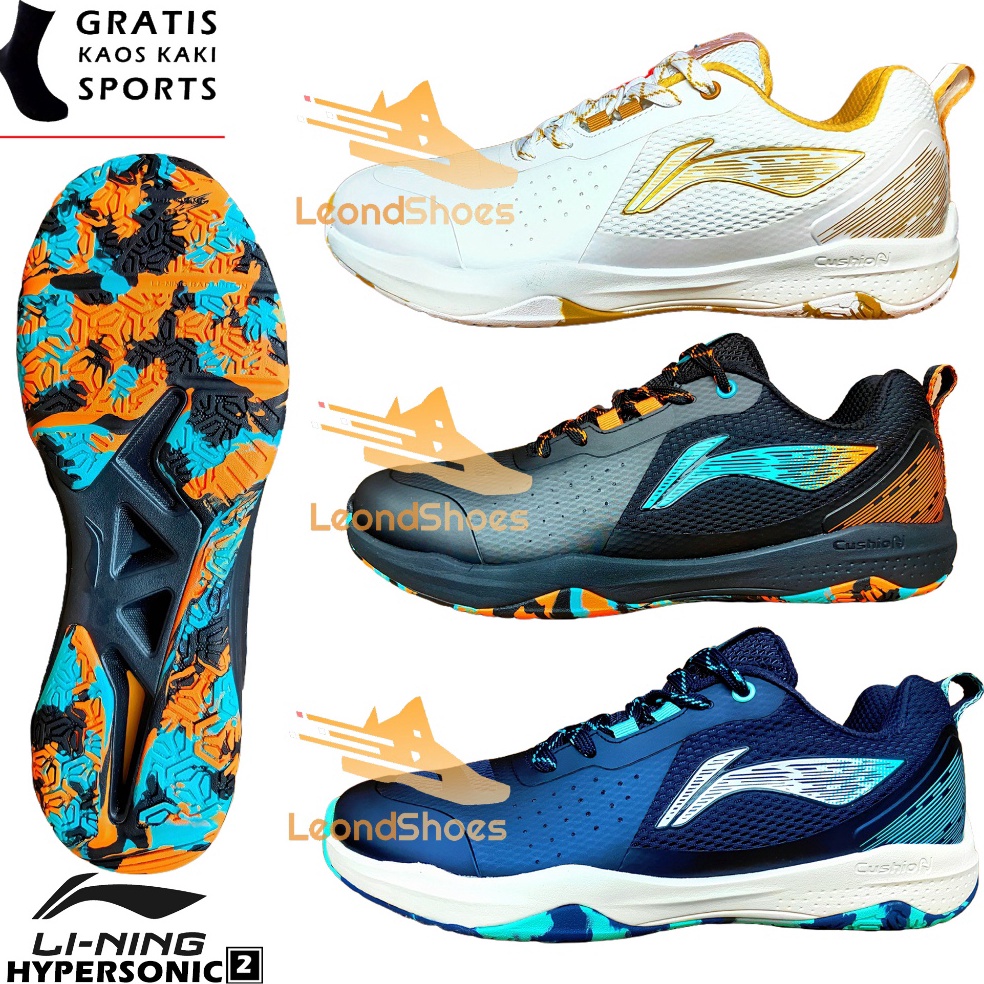 Jual Harga Spesial Sepatu Badminton Lining Hypersonic 2 New Color ...