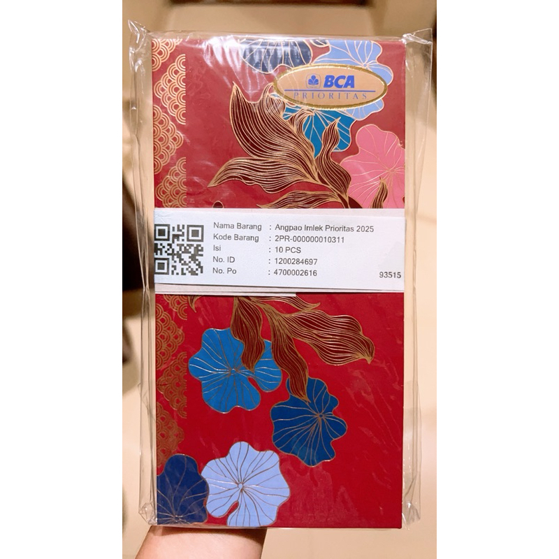 Jual BISA GOSEND!! Kertas Angpao Imlek CNY Sincia BCA Prioritas Limited ...