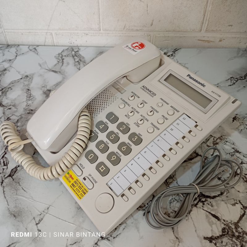 Jual Key Telepon Digital Panasonic KX-T7730 Putih | Shopee Indonesia