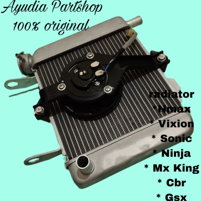 Jual Radiator motor Nmax Vixion Sonic Ninja Mx King Cbr Gsx Satria Fi ...