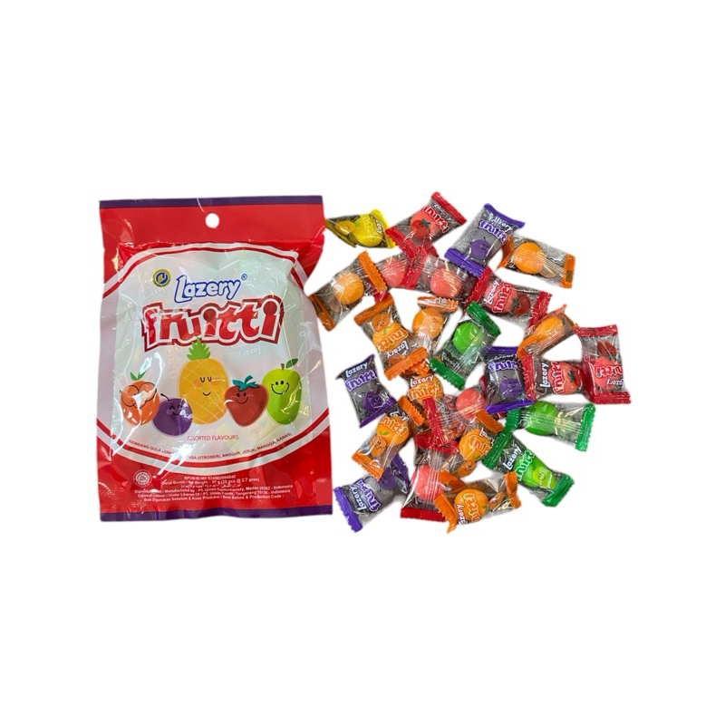 Jual permen lazery fruitti kembang gula rasa buah isi 25 pcs | Shopee ...