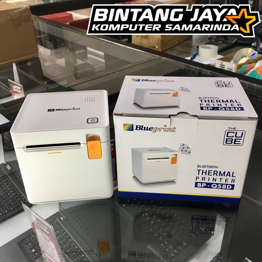 Jual BluePrint BP-Q58D The Cube Bluetooth Thermal Printer Wireless 58mm ...