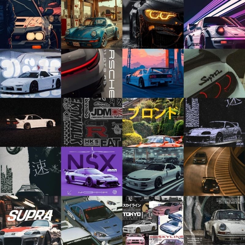 Jual POSTER DINDING MOTIF MOBIL JDM CAR AESTHETIC | Shopee Indonesia