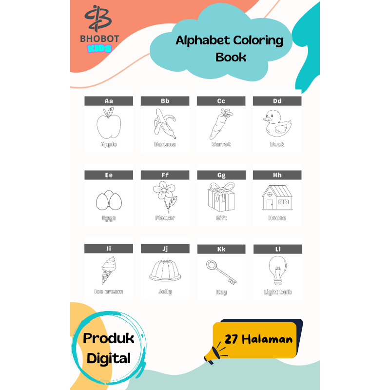 Jual Worksheet mewarnai PDF daily activity anak usia 2-5 tahun ...