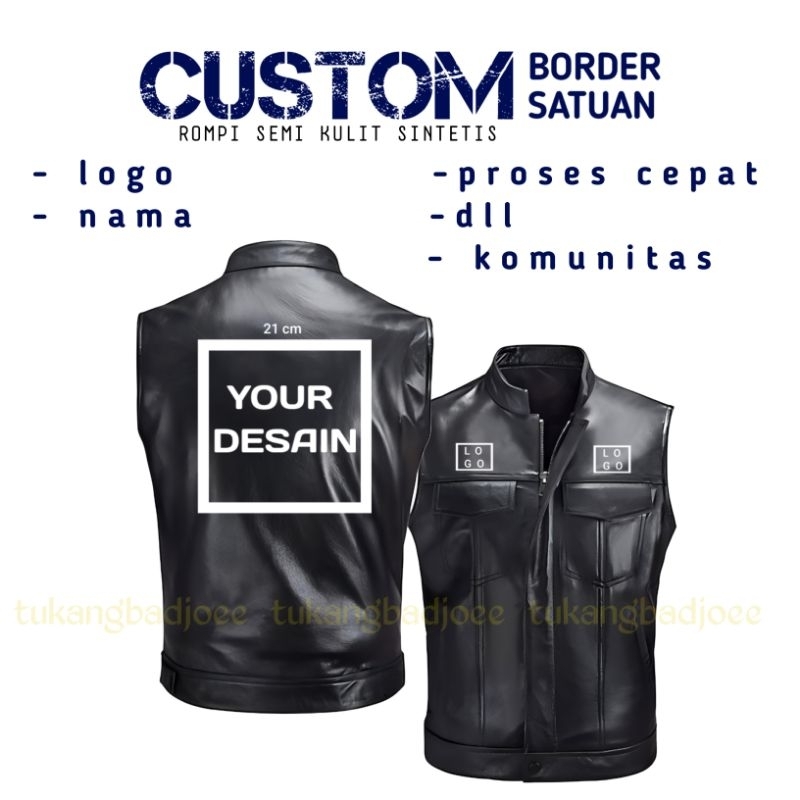 Jual ROMPI CUSTOM LOGO NAMA PROSES CEPAT / ROMPI MOTOR /ROMPI KEKINIAN ...