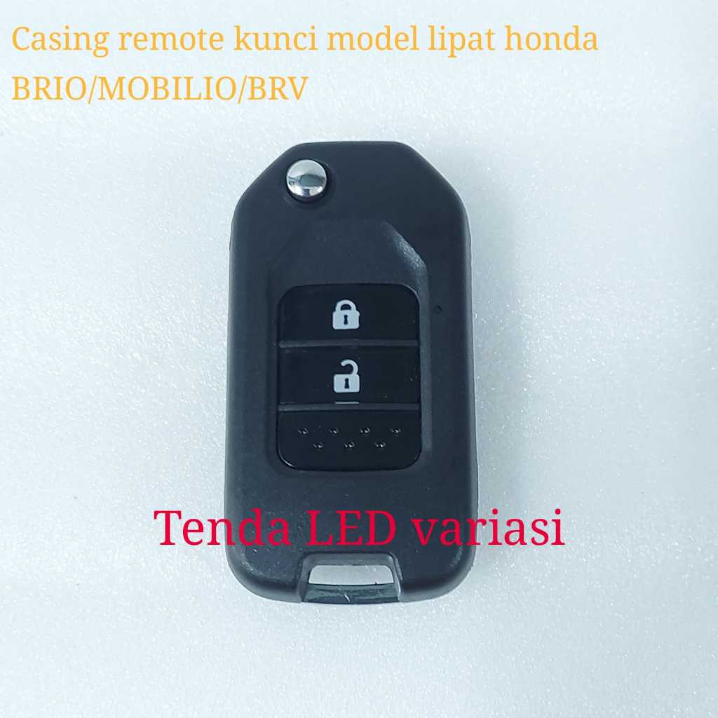 Jual Casing remote kunci Flip KEY model lipat 2 tombol honda BRIO ...