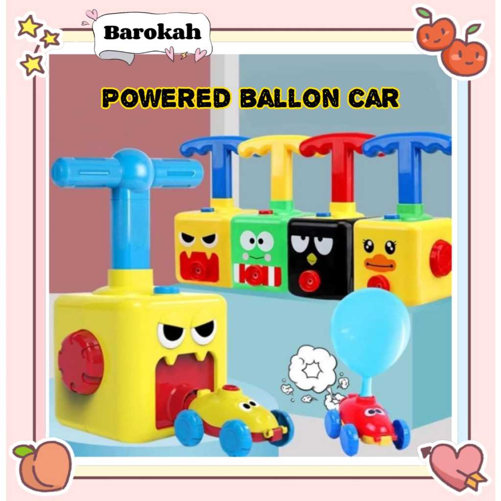 Jual [BAROKAH] Air Pressure Powered Ballon Car + Rocket | Balon Mobil ...