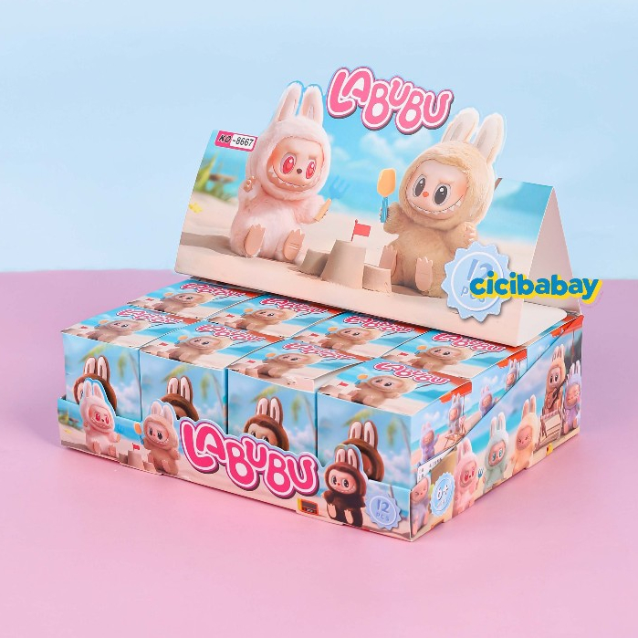 Jual Labubu Miniatur Boneka Pajangan The Monster Charm Blind Box Mini ...