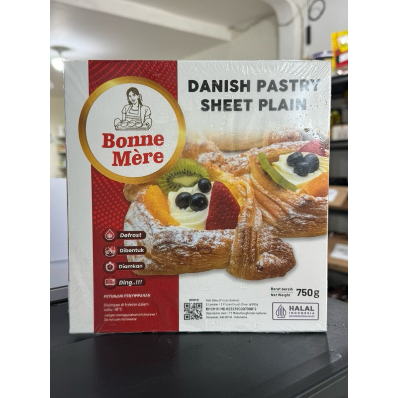 Jual BONNE MERE DANISH Pastry sheet 750gr - INSTANT ONLY! | Shopee ...