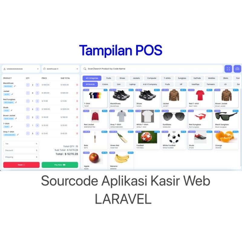 Jual Sourcode Ultimate Pos System with Inventory Management System ...