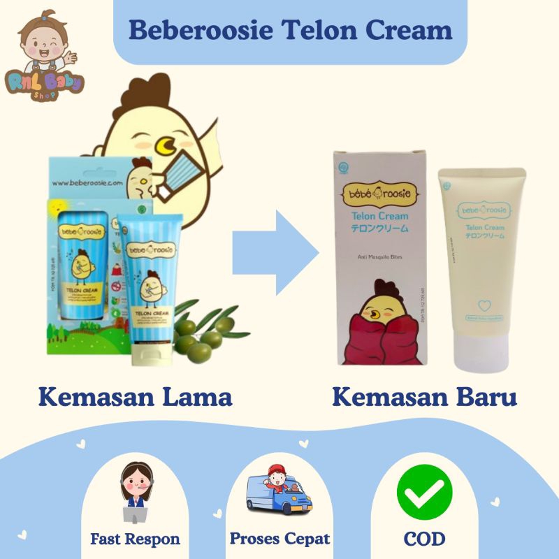 Jual Bebe Roosie Telon Cream 60 Gr - Krim Telon Bayi & Anak | Shopee ...