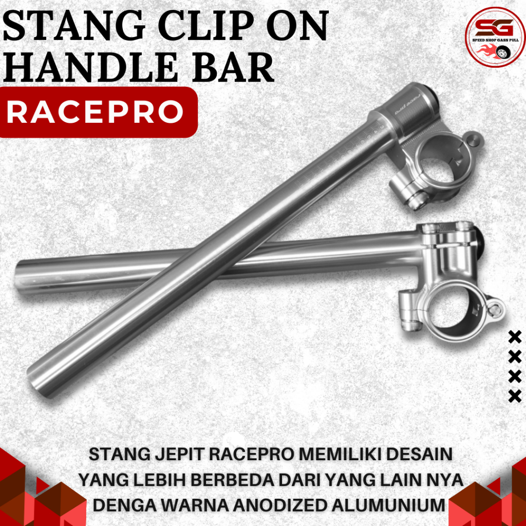 Jual STANG CLIP ON HANDLE BAR STANG STIR STANG JEPIT 31MM GSX 150 CB ...