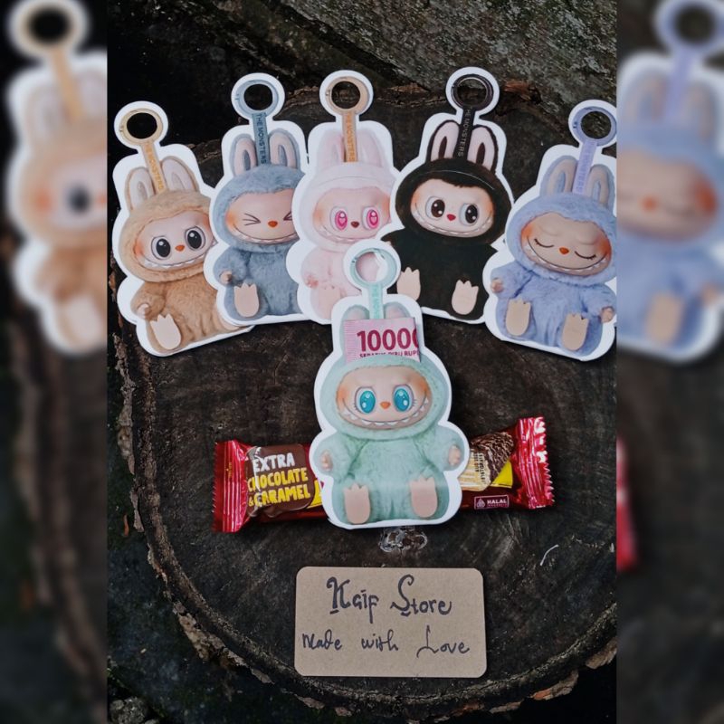 Jual Amplop labubu 3D /Amplop lebaran unik /Amplop lebaran terbaru ...