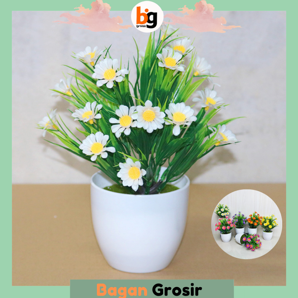 Jual BG Bunga Hias Tanaman Artificial Bunga Krisan Palsu Hiasan ...