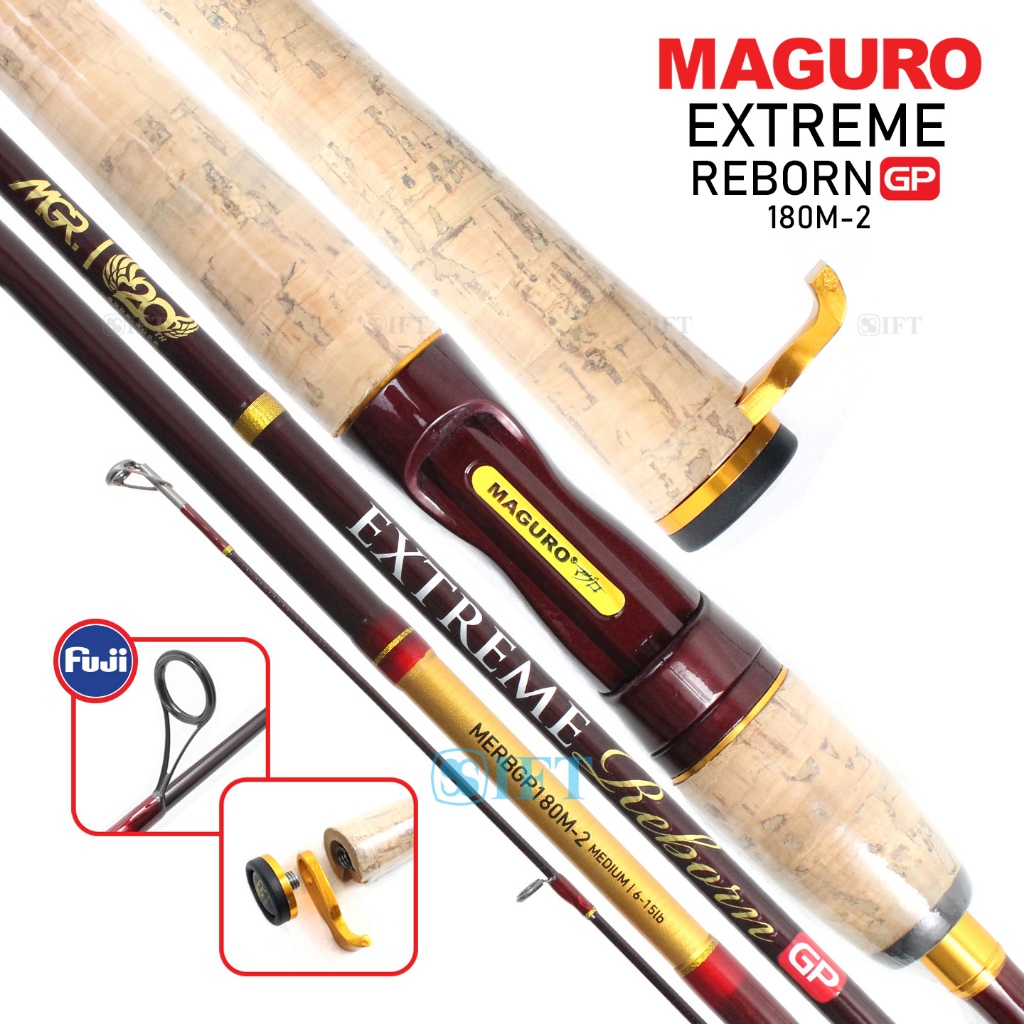 Jual Joran MAGURO EXTREME REBORN GP 165 180 M | Fuji Guides | Kolam Galatama Galapung Mas | IFT ...