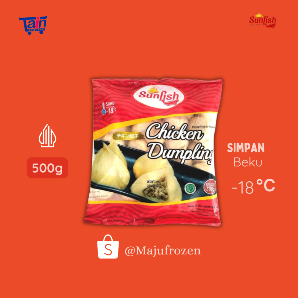 Jual SUNFISH Dumpling Chicken 500g | Shopee Indonesia