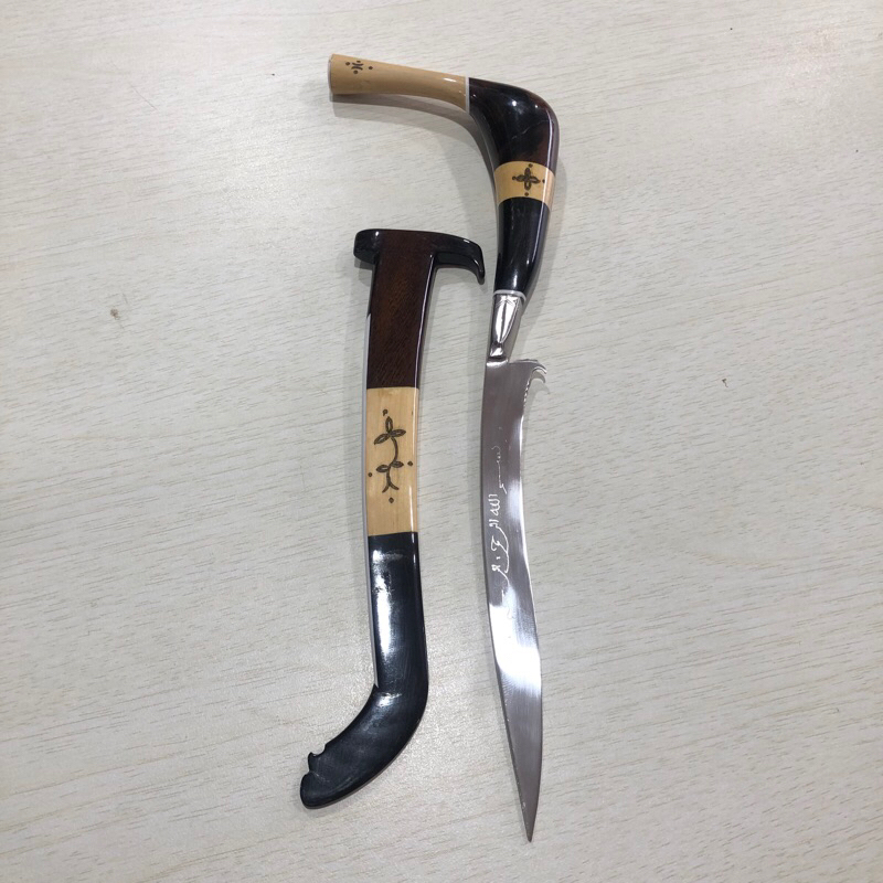 Jual Souvenir Rencong Aceh Sambung Mata Stainless 46 cm / Oleh-oleh ...