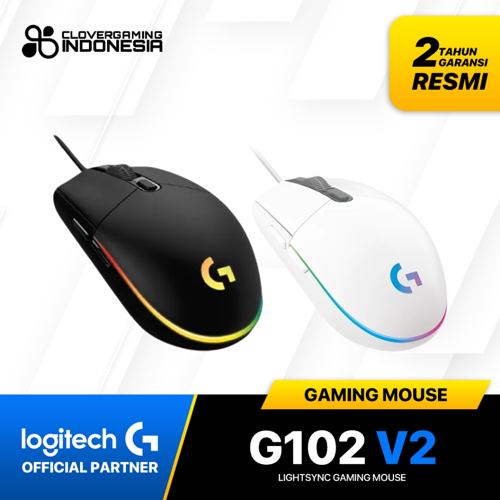 Jual Logitech G102 RGB v2 Lightsync - G102LS G203 RGB Gaming Mouse | Shopee Indonesia