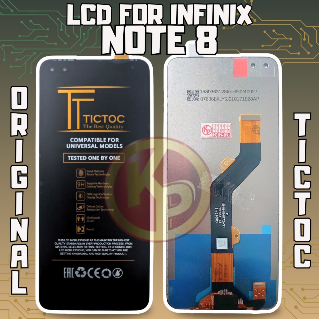 Jual LCD + TOUCHSCREEN INFINIX NOTE 8 / X692 KUALTIAS ORIGINAL TICTOC ...