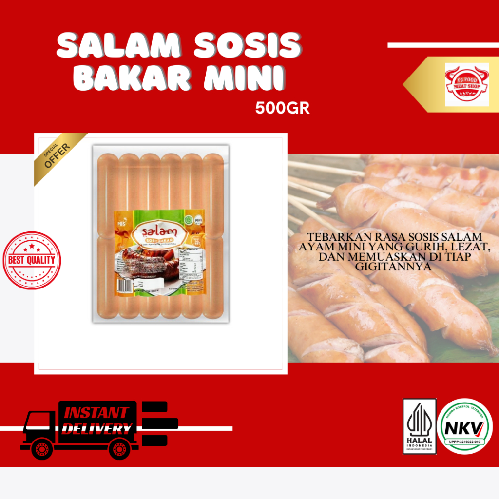 Jual salam sosis bakar mini 500gr | Shopee Indonesia