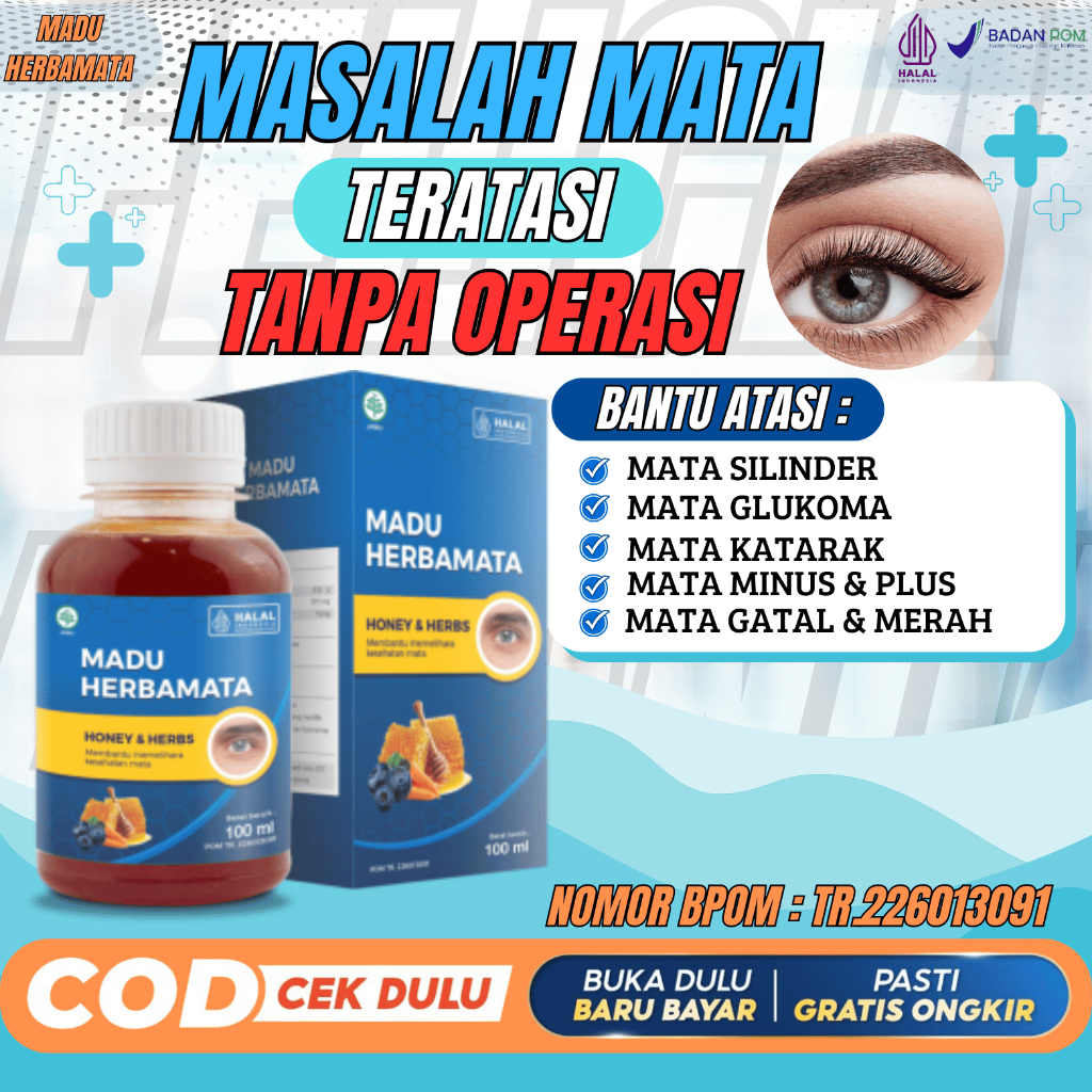 Jual MADU HERBAMATA Suplemen Mata Minus, Plus, & Silinder Terbaik ...
