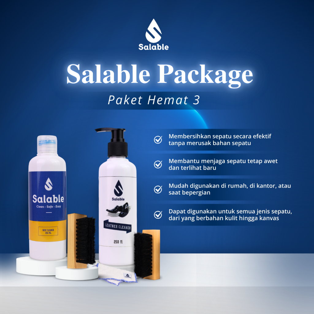 Jual Salable Paket Hemat 3 Pembersih Sepatu Bahan Canvas,Suede,Nubuck ...