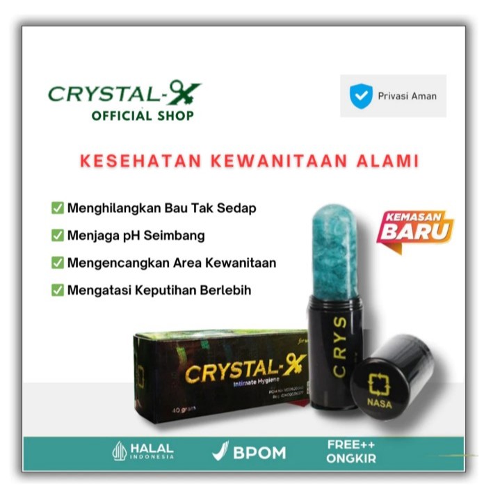 Jual Ncx Natural Crystal X Feminine Hygiene Box 35 Gram | Shopee Indonesia