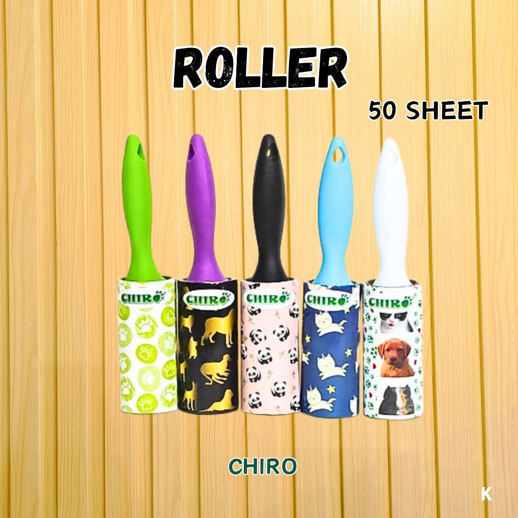 Jual Lint Roller Roll Chiro Bulu Hewan Kucing Anjing Pembersih Bulu ...