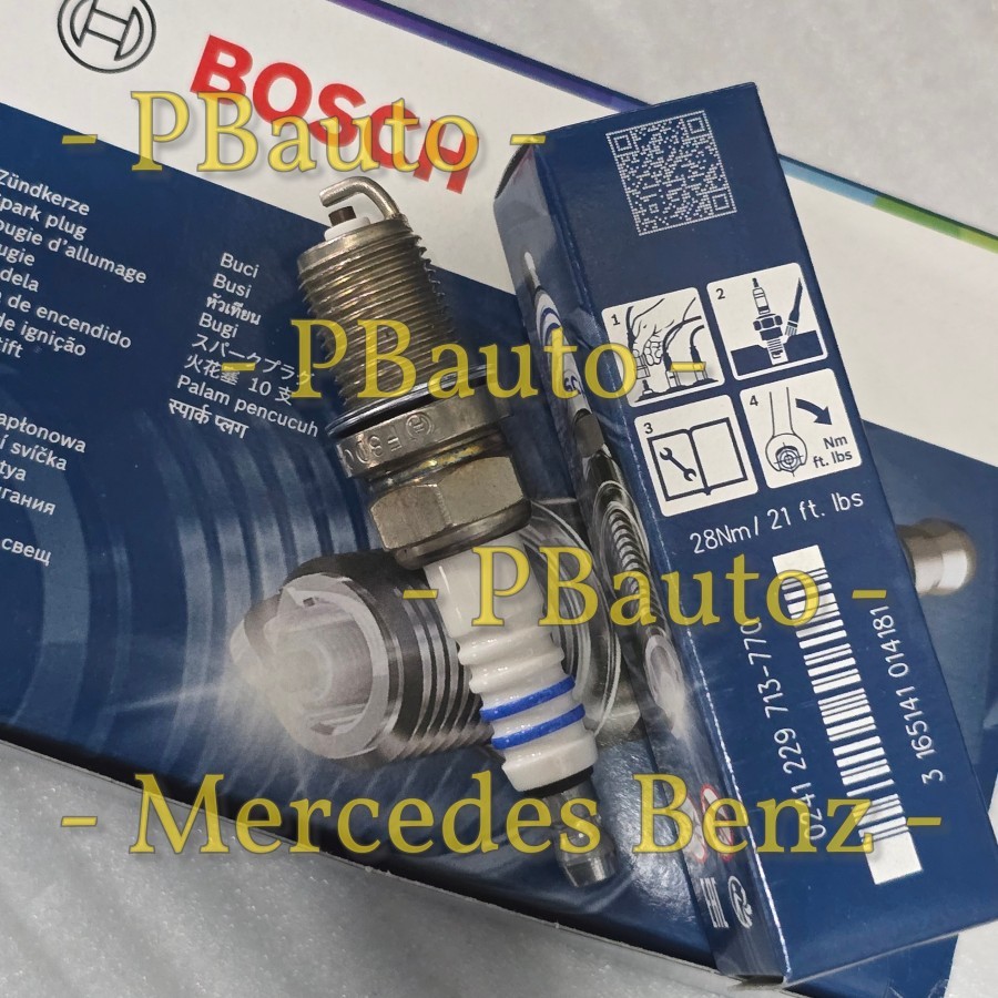 Jual Busi BOSCH F8DC4 Made in INDIA / Mesin Inline m111 m104 Mercedes ...