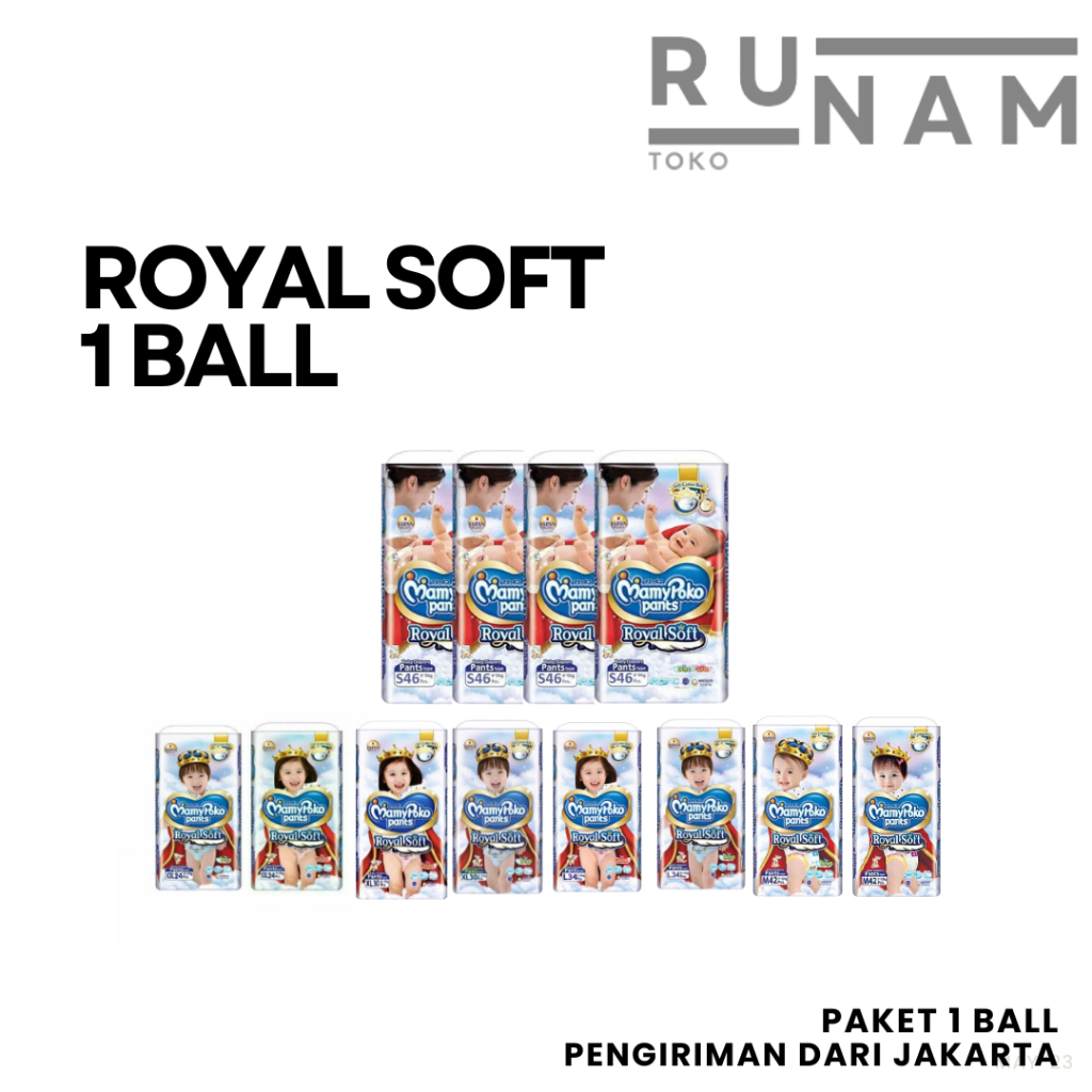 Jual PAKET 1 BALL POPOK MAMYPOKO ROYAL SOFT | Shopee Indonesia