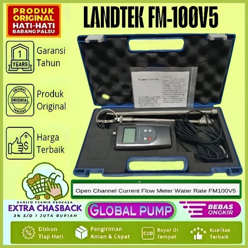 Jual Open Channel Current Flow Meter Water Rate FM100V5 River Lake FM ...