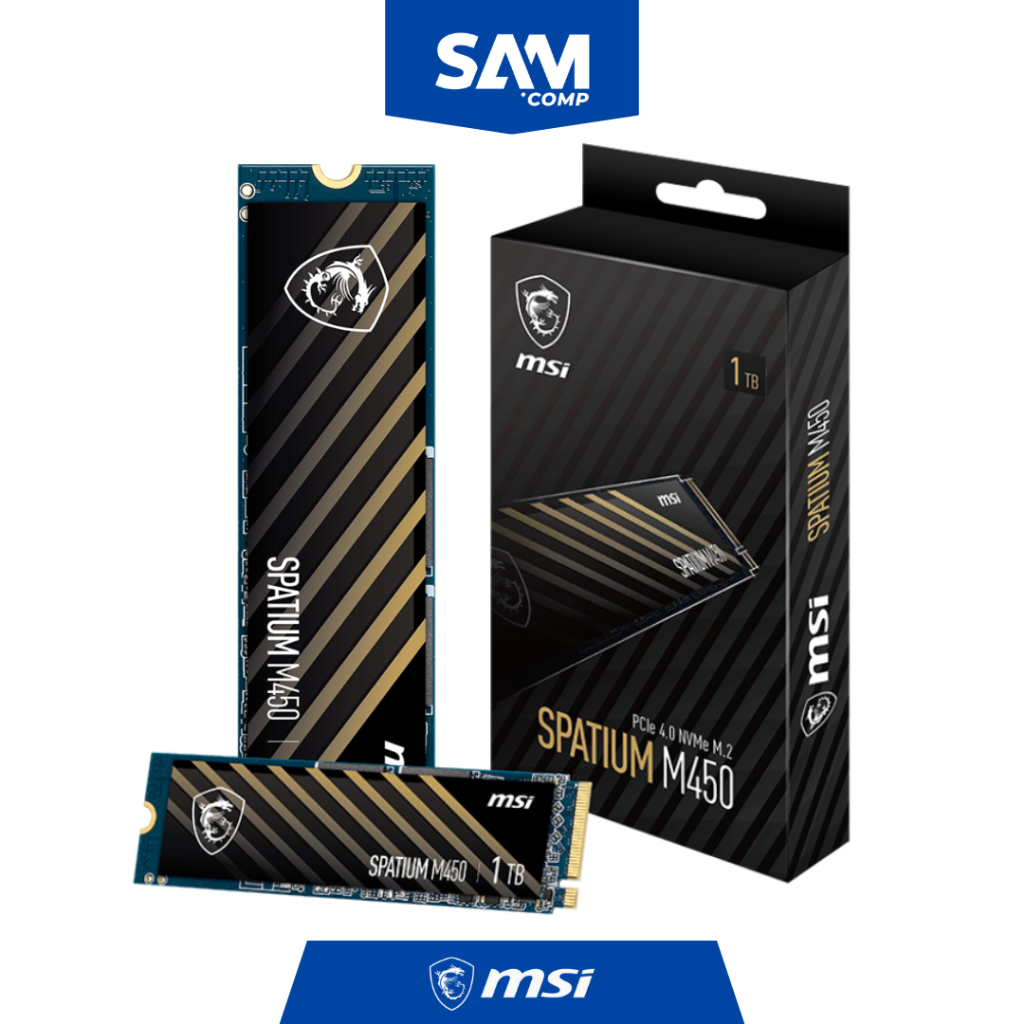 Jual SSD MSI SPATIUM M450 1TB PCIe 4.0 Gen4x4 NVMe M.2 2280 | Shopee ...