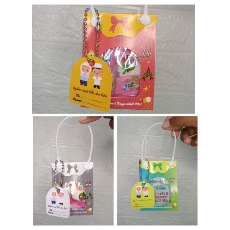 Jual ISI 100 paket usaha parsel mini amplop lebaran tas viral 2025 ...