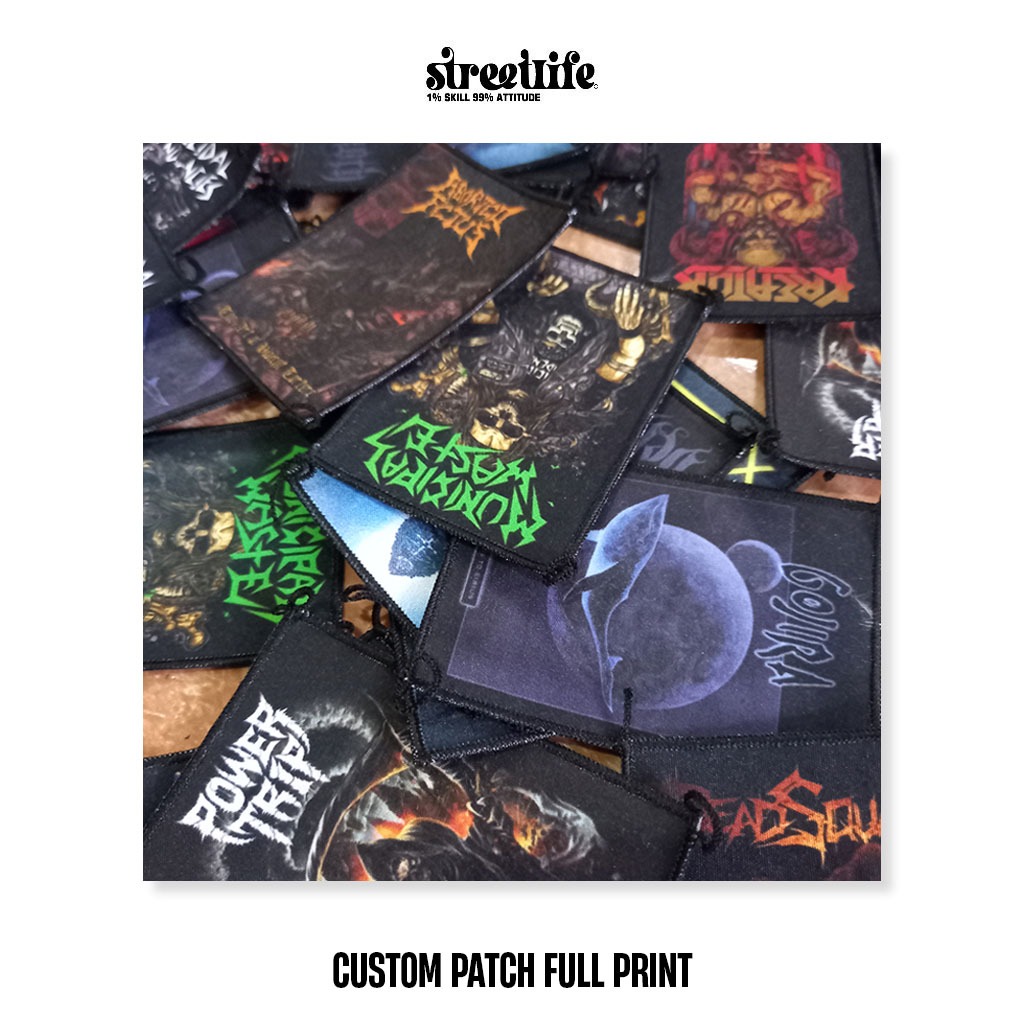 Jual Custom Patch Full Print ( Minimal Order 10pcs ) | Shopee Indonesia