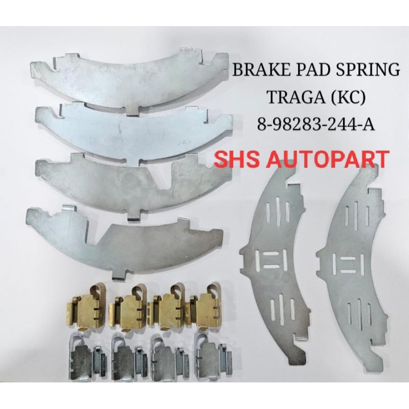 Jual PLAT KUKU KAMPAS REM BRAKE PAD SPRING - ISUZU TRAGA (harga 1set ...