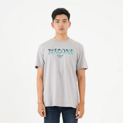 Jual 3Second Kaos Pria Lengan Pendek Katun Regular Fit Casual Tee Atasan Baju OL-C300424 ...