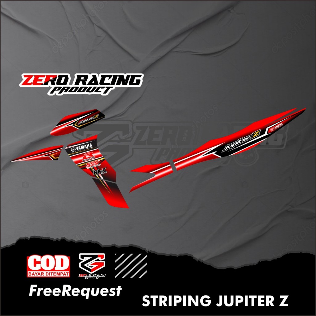 Jual striping stiker jupiter burhan stiker yamaha jupiter z striping ...