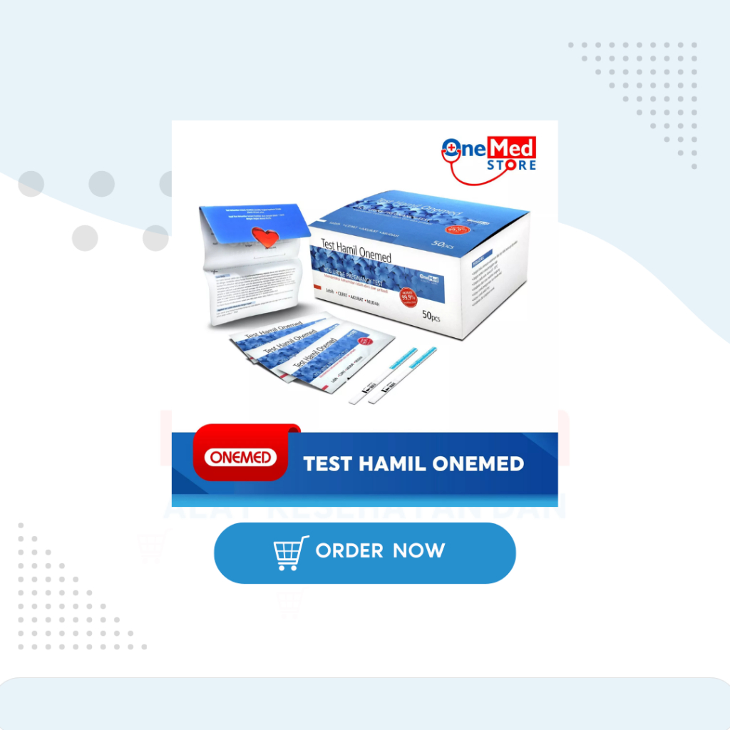 Jual Tes Hamil OneMed / Test Pack OneMed - tespek / tes hcg hamil (ECER ...