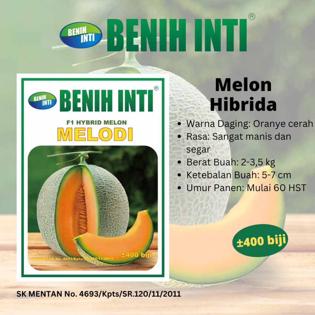 Jual Benih Inti - Melon Hibrida Melodi | Shopee Indonesia