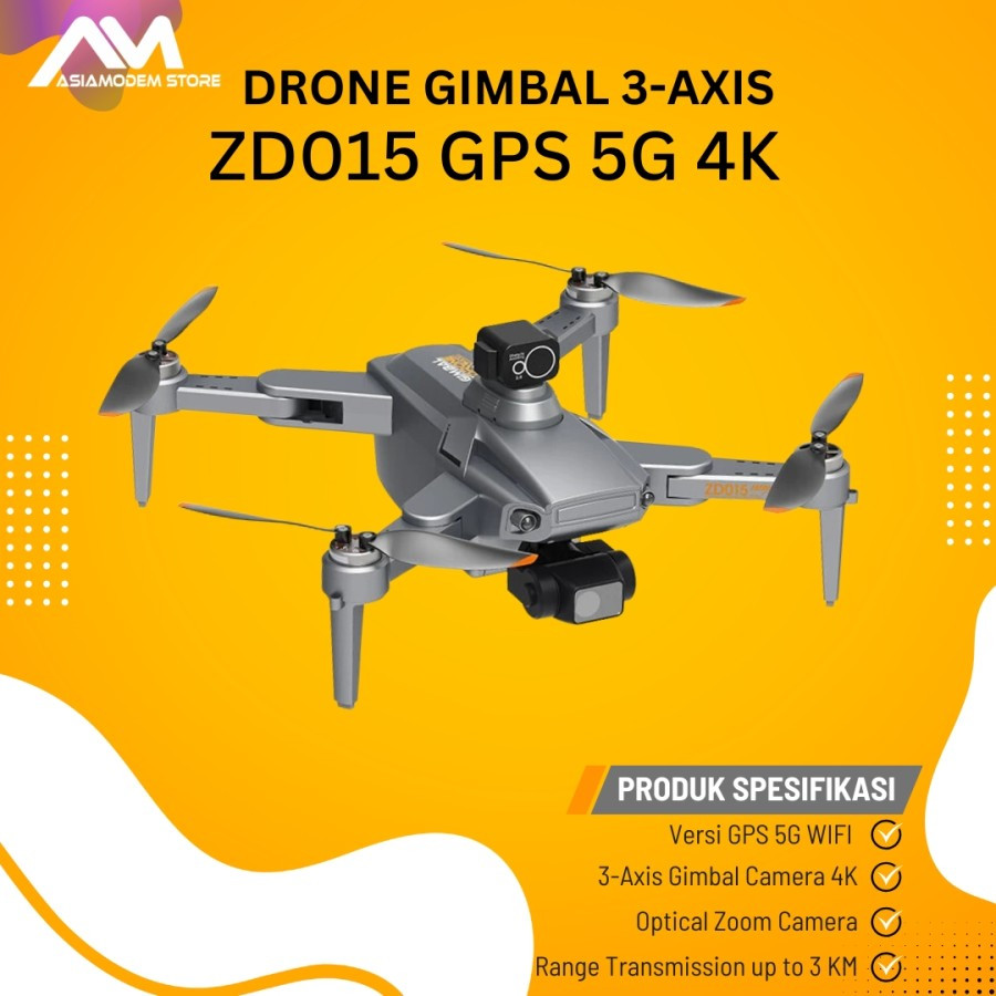 Jual New Drone ZD015 GPS 3 Axis Gimbal One Click Return | Shopee Indonesia