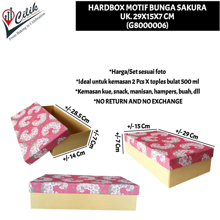 Jual kemasan+bahan+hardbox+box+dus+tebal+motif+window+jendela+mika ...