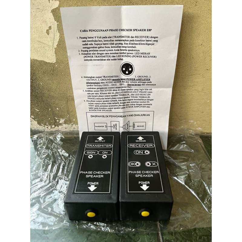 Jual Check Phase Polarity Speaker Phase Checker Cek Polaritas Speaker ...