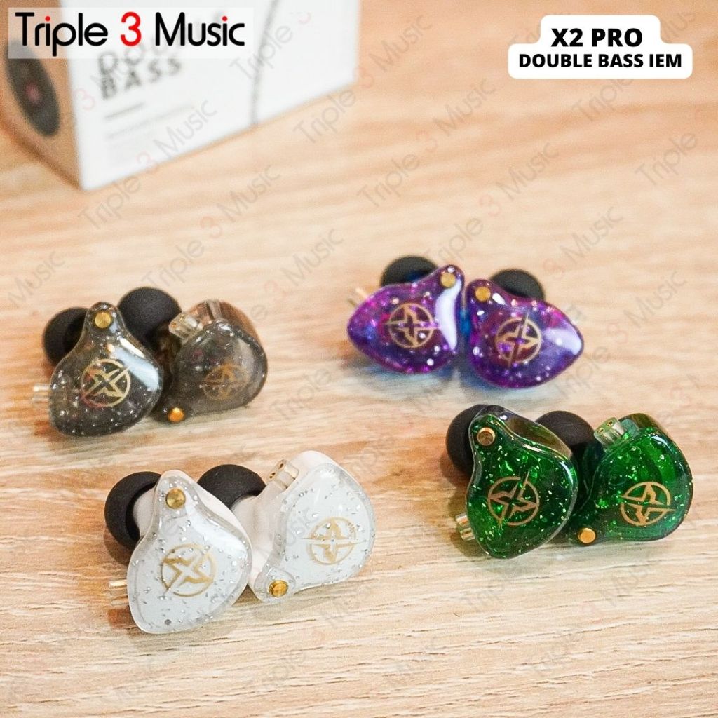 Jual IEM X2PRO X2 PRO Double Bass In Ear Monitor IEM Panggung | Shopee Indonesia