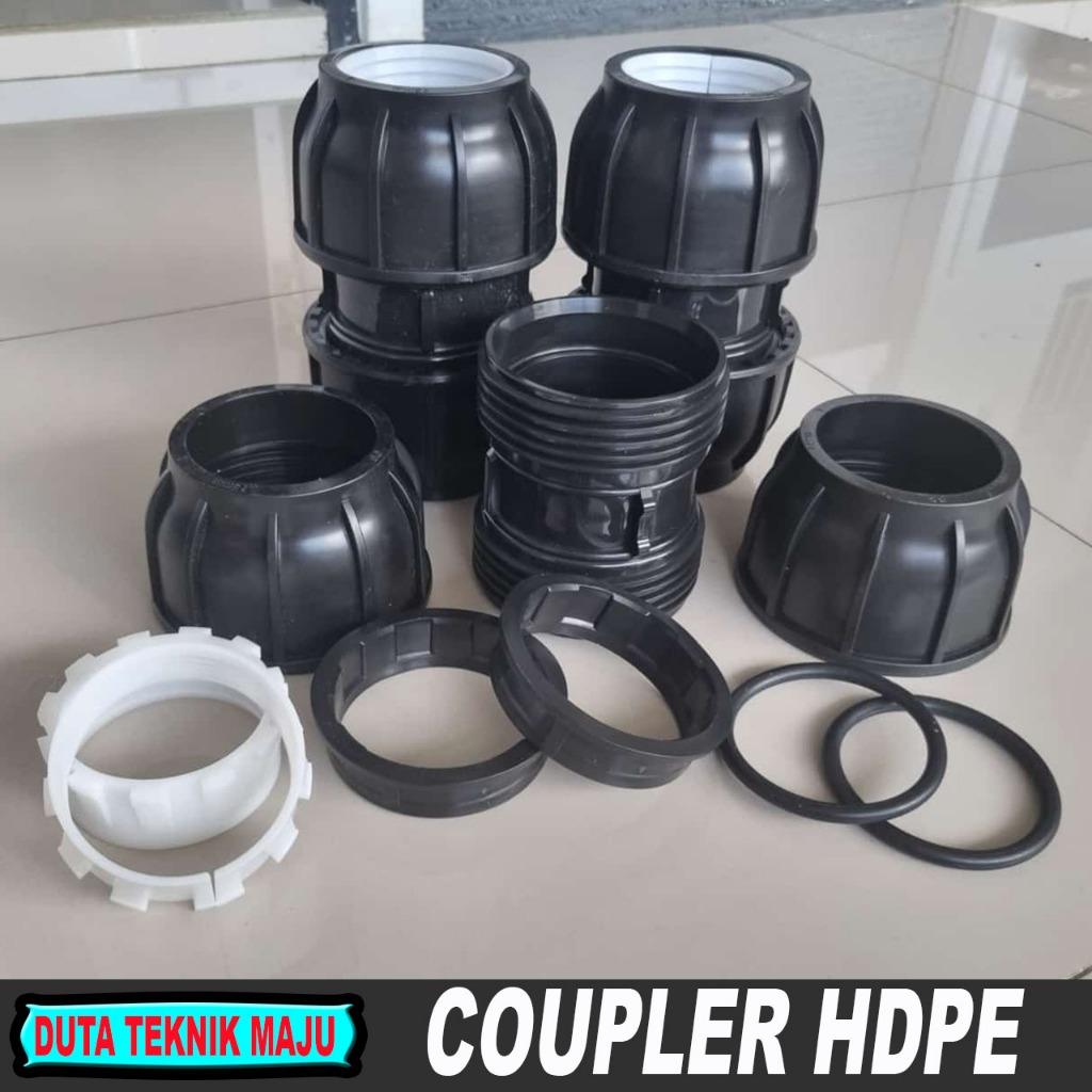 Jual Fitting HDPE Straight Coupler Ukuran 3 " Inch 90 MM × 90 MM Sambungan Pipa HDPE | Shopee ...