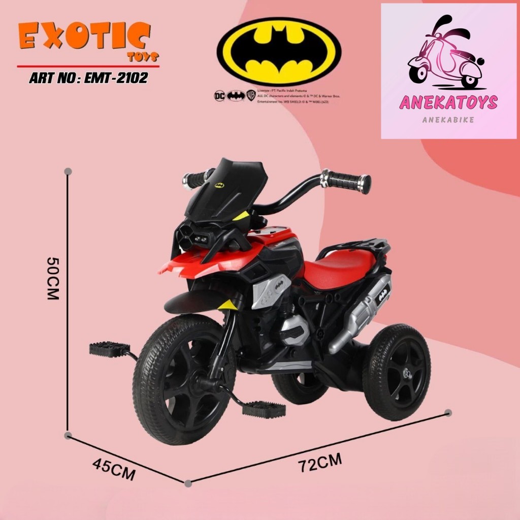 Jual Sepeda Motor Anak Exotic ET2102 Sepeda Roda Tiga Ban Eva Besar ...