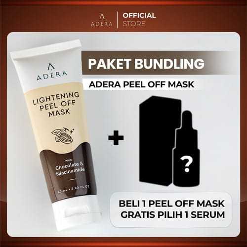 Jual FREE SERUM PEEL OFF MASK BY ADERA Mencerahkan Kulit Wajah ADERA ...