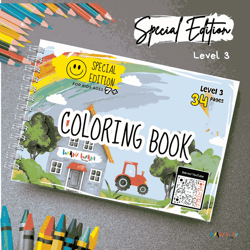 Jual Coloring Book Kids 7+ "Special Edition"/ Buku Mewarnai anak tema ...