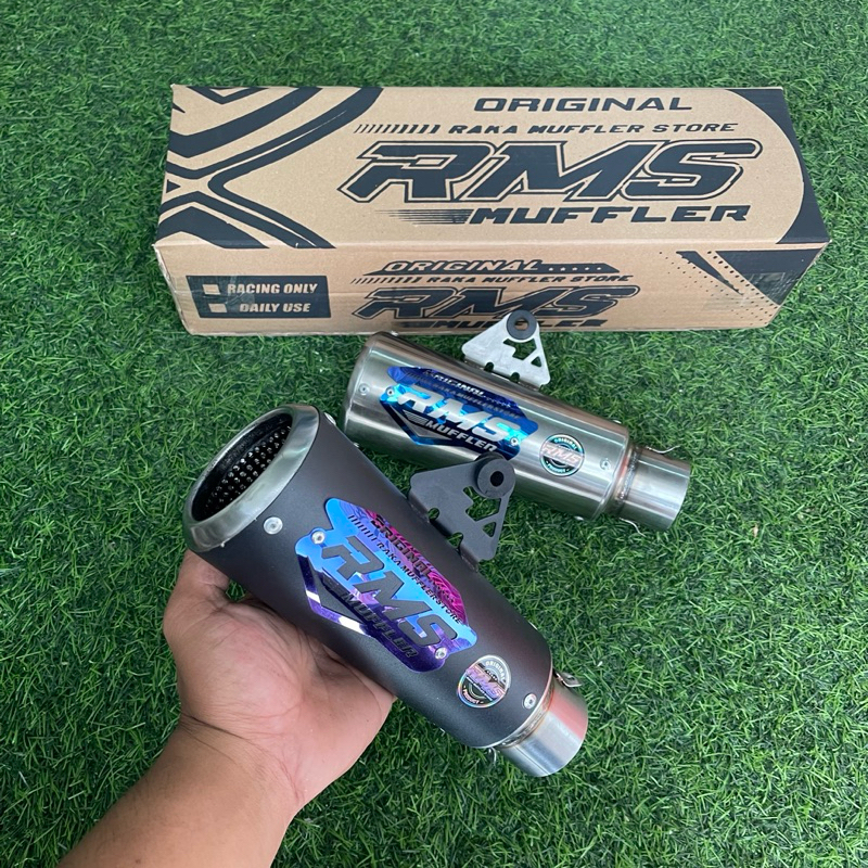 Jual slincer rms gp2 black dan stainlish sarangan setengah full emblem ...